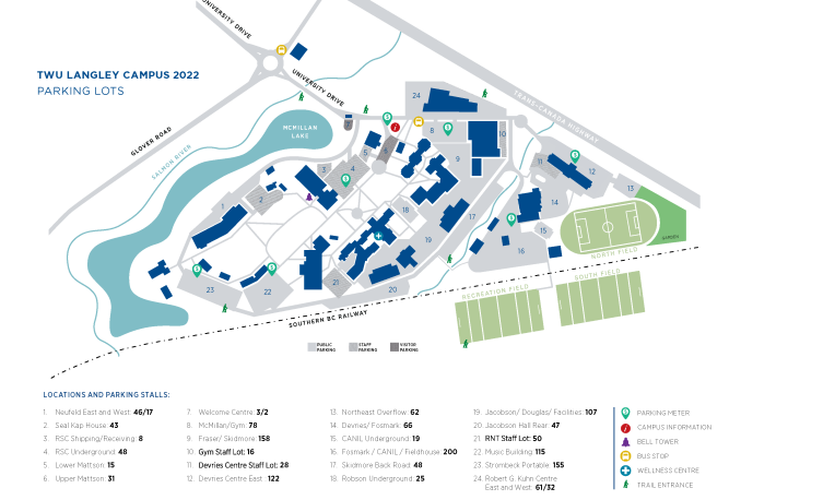 Campus Map | Trinity Western University