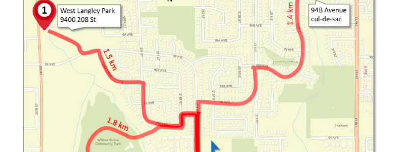TWU Geography department creates cycling trail maps using GIS software ...