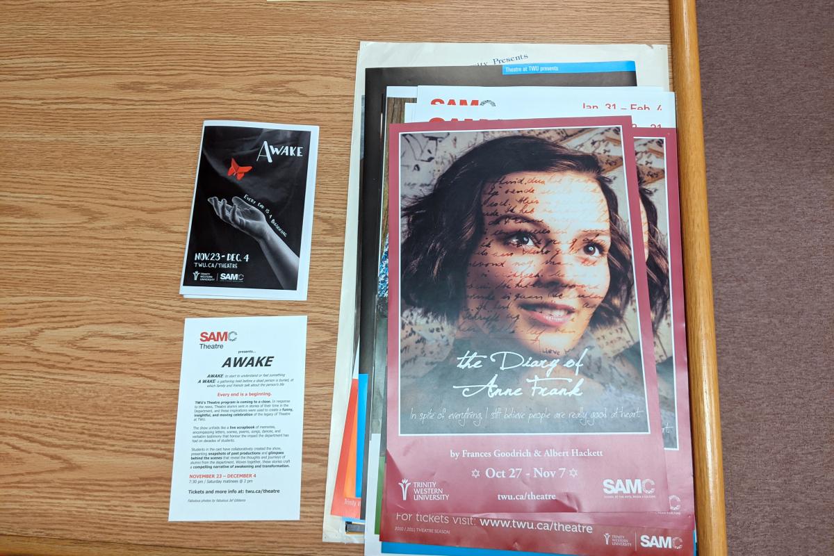 History student digitizes over 100 Theatre production posters for TWU’s ...