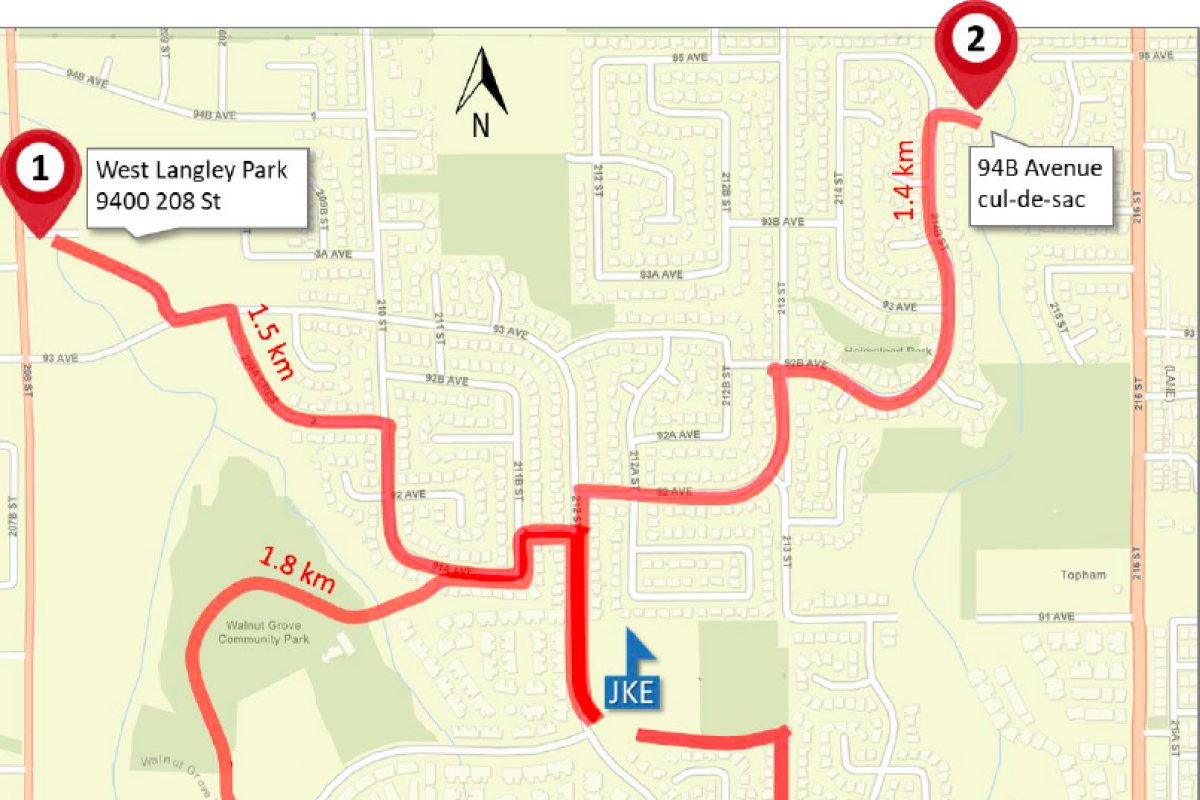 TWU Geography department creates cycling trail maps using GIS software ...